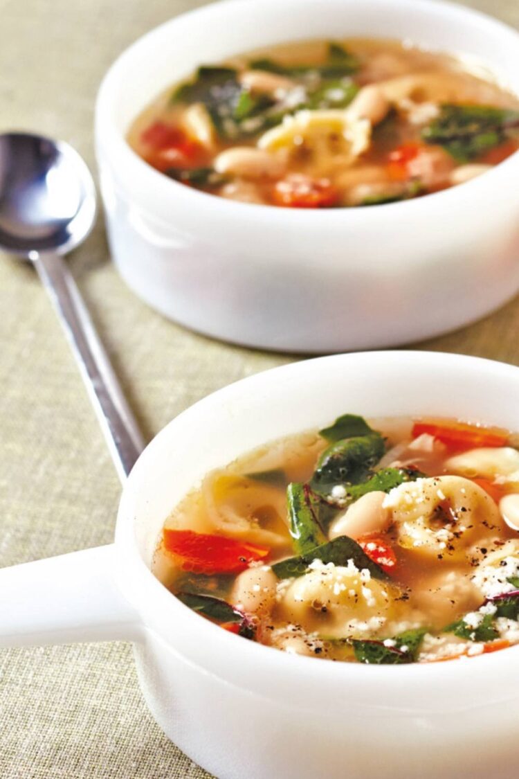Giada Italian White Bean, Pancetta, and Tortellini Soup | Giada Recipes